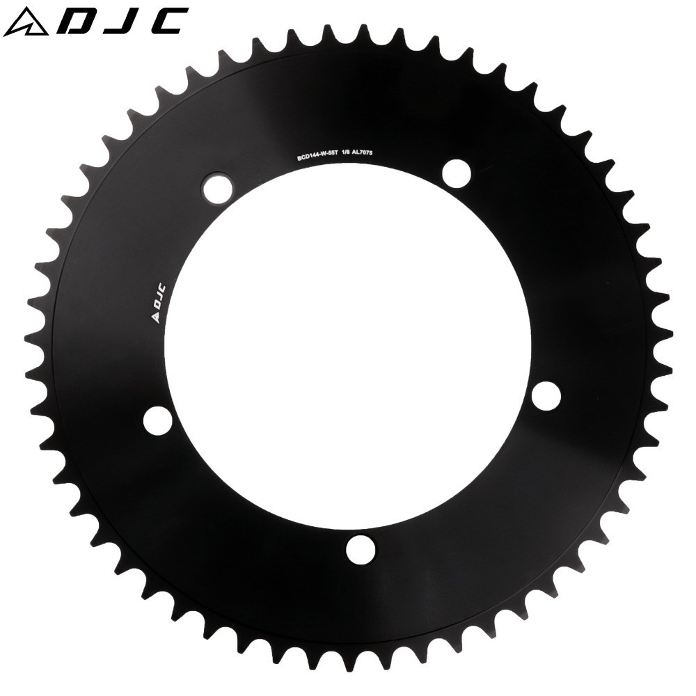 DJC 144BCD Round Chainring Fixed Gear Fixie Track Bike 47T 49 51 53 55 ...