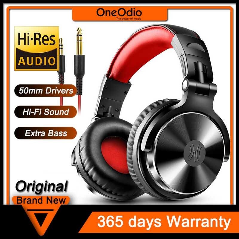 Oneodio Pro 10 Wired Studio Headphones Stereo Professional DJ Headphone ...