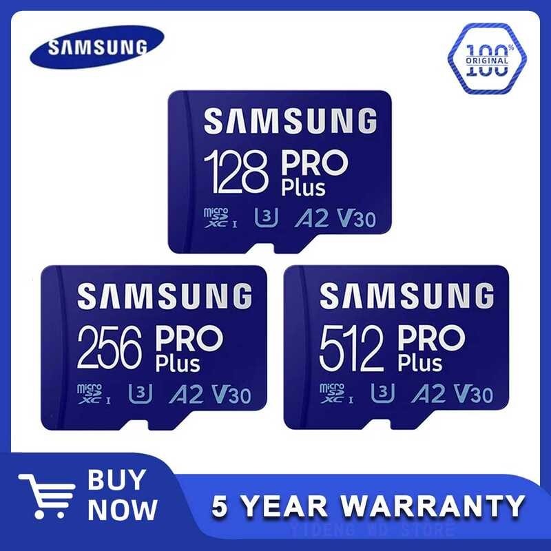 SAMSUNG PRO Plus SD Memory Card 128GB 256GB 512GB 160MB/s C10 U3 V30 ...