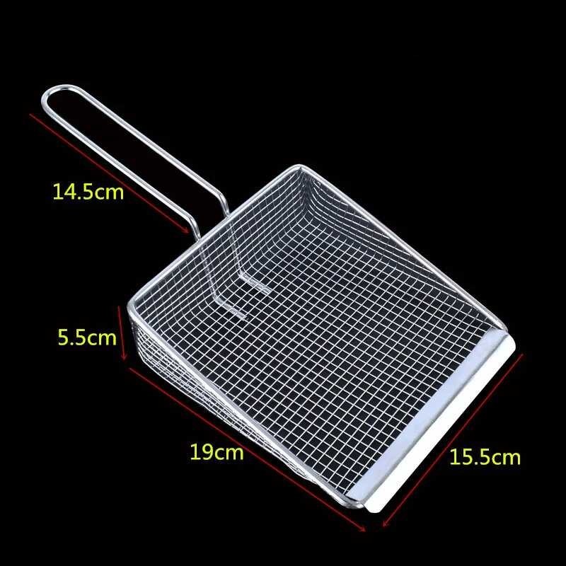 Steel Fryer Stainless Screen French Fries Frame Square Filter Net ...