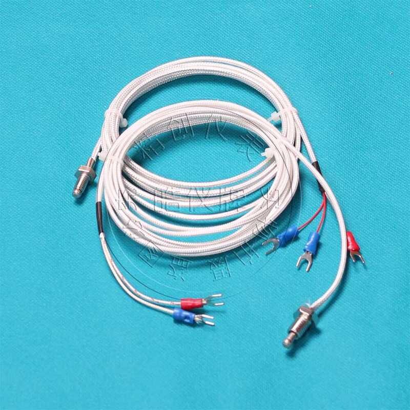 thermal resistor ng temperature sensor PT100 screw M6/M8 PTFE silver ...