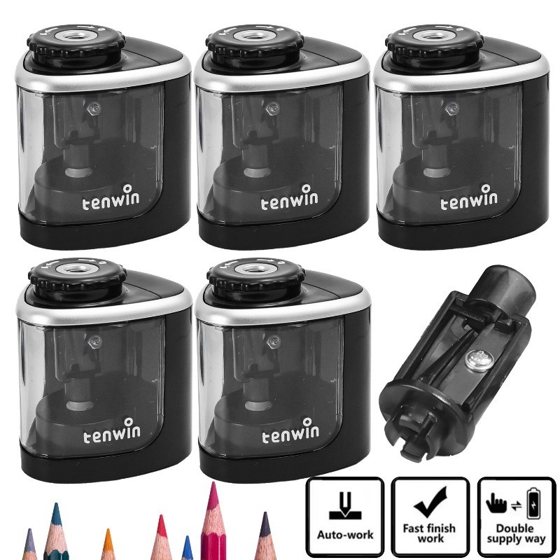 Safe Pencil Sharpener Electric Pencil Sharpener for Kids - Blade To ...