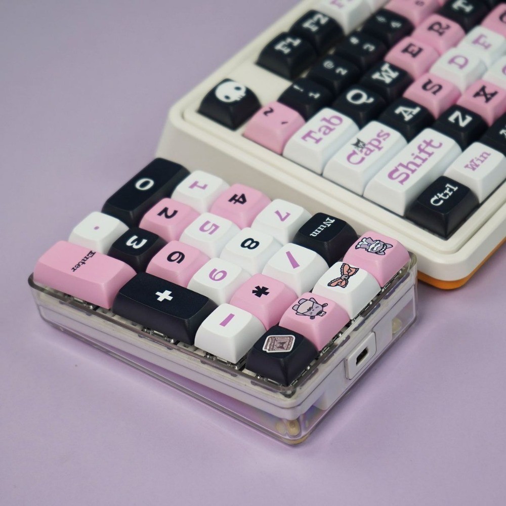 127 Keys Sanrio Kuromi Keycaps XDA Profile PBT Dye Sublimation Craft ...
