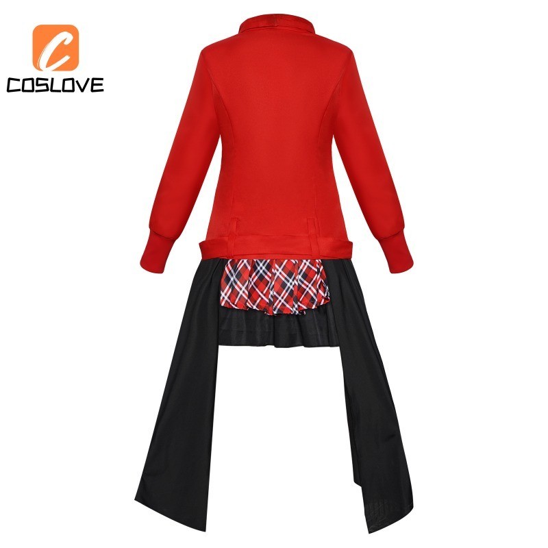 Anime Guilty Crown Yuzuriha Inori Cosplay Full Set Costume Red Color ...