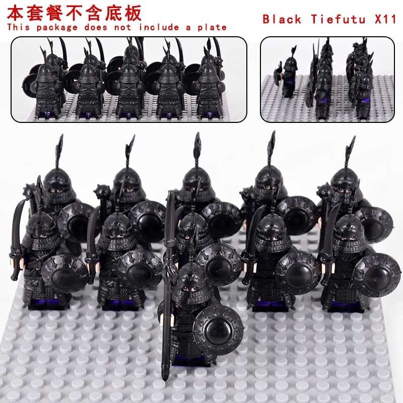 Medieval MOC Middle Ages Knights Heavy Cavalry Soldiers Warriors Action ...
