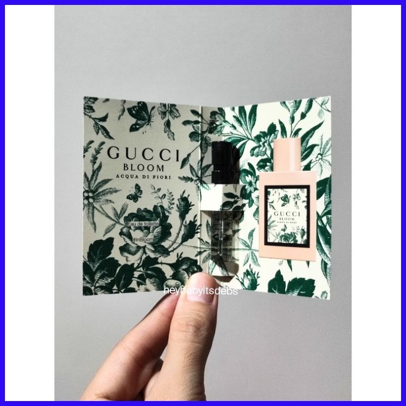 Authentic Gucci Bloom Acqua di Fiori EDT Sample Perfume (Bnew) | Shopee ...