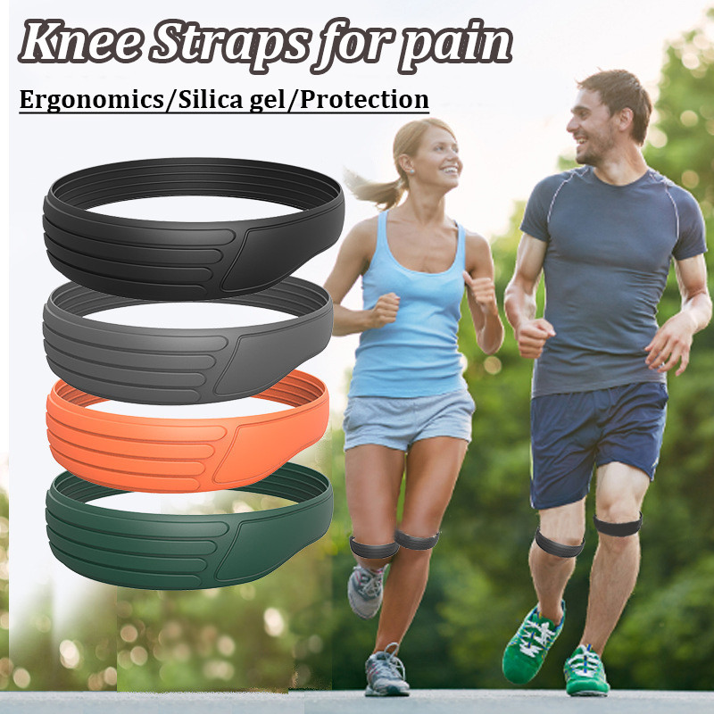 Knee Band Silicone Patella Tendon Basketball Support Strap Patellar ...
