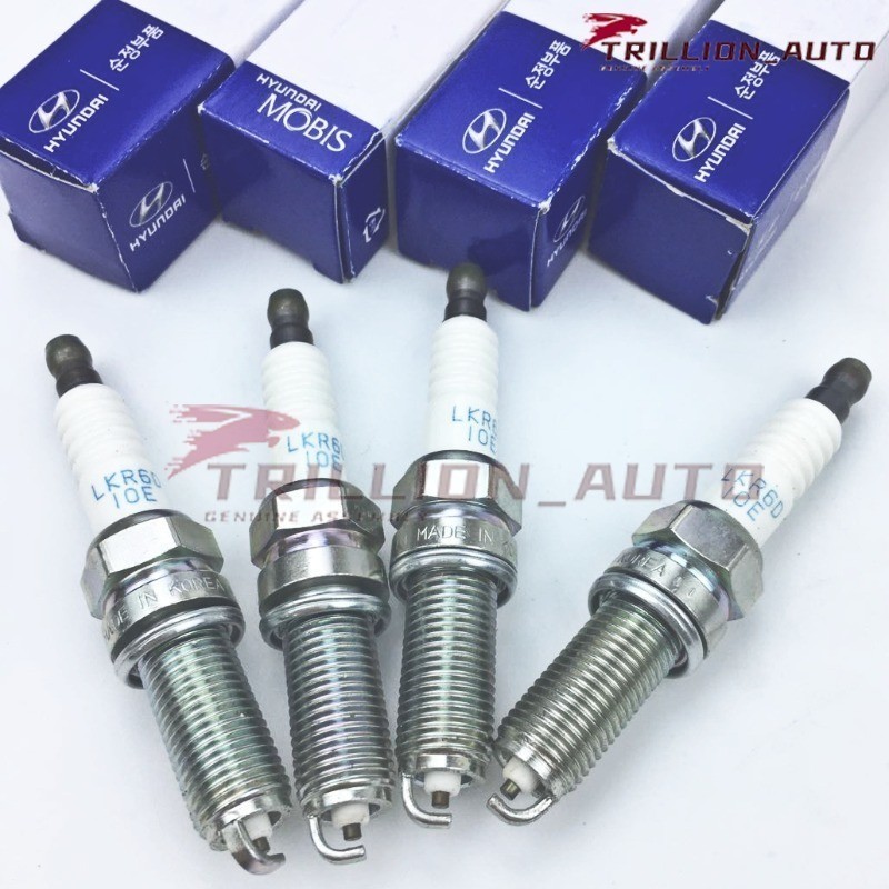 4pcs Spark Plug for Hyundai Eon I10 Elantra Accent Kona Reina 2014-2019 ...