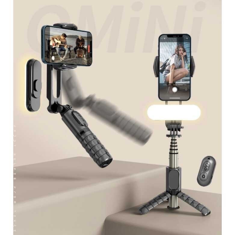 Gimbal Mini Handheld Stabilizer Q09 Wireless Bluetooth Selfie Stick ...
