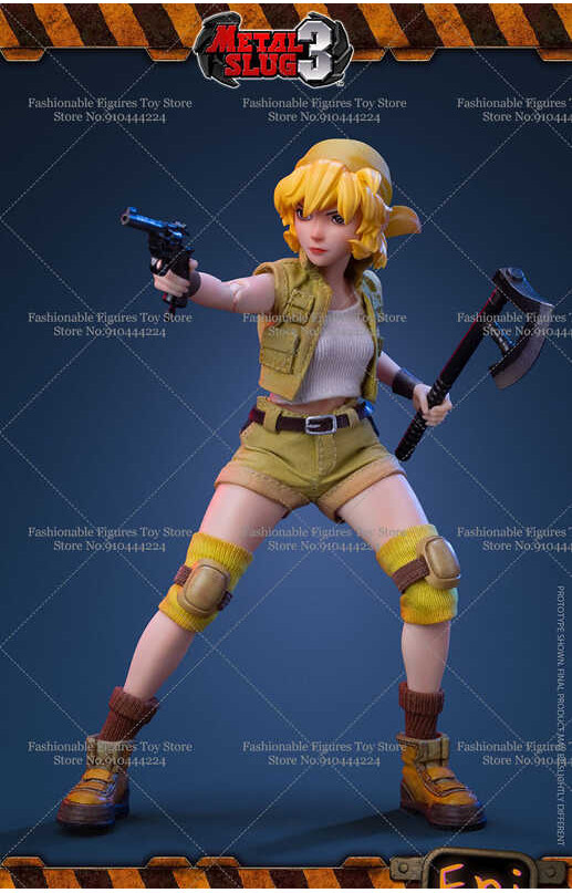 a TUNSHI Studio 1/12 Scale Collectible Metal Slug Girls Fio Eri Model 6 ...