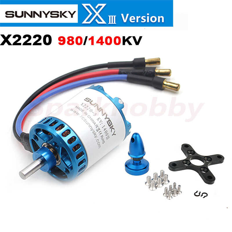 Sunnysky X2220-Iii 2220 980Kv 1400Kv 4Mm Long Shaft 3-4S Lipo FPV ...