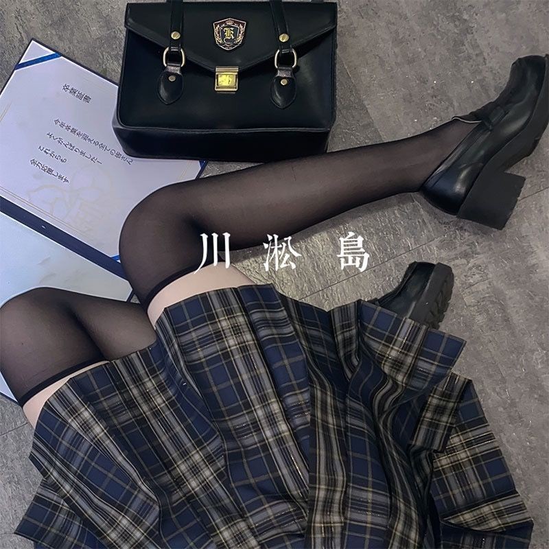 White silk stockings female Laurie jk sexy calf stockings summer thin thin Breathable High Waist ...