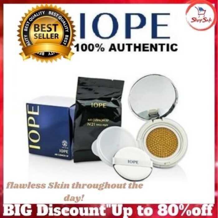 BEST Seller - 100% AUTHENTIC Korean IOPE Air Cushion with Refill ( Ginawa sa Korea ) | Shopee ...