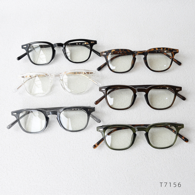 Small Square Spectacles Frame TR90 Retro Eyewear Men Women Korean-Style ...
