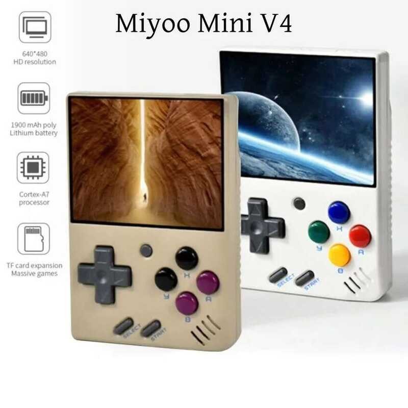 Portable 2.8 Pulgada MIYOO Mini V4 Retro Handheld Game Console Open Source Miyoo Mini Video ...