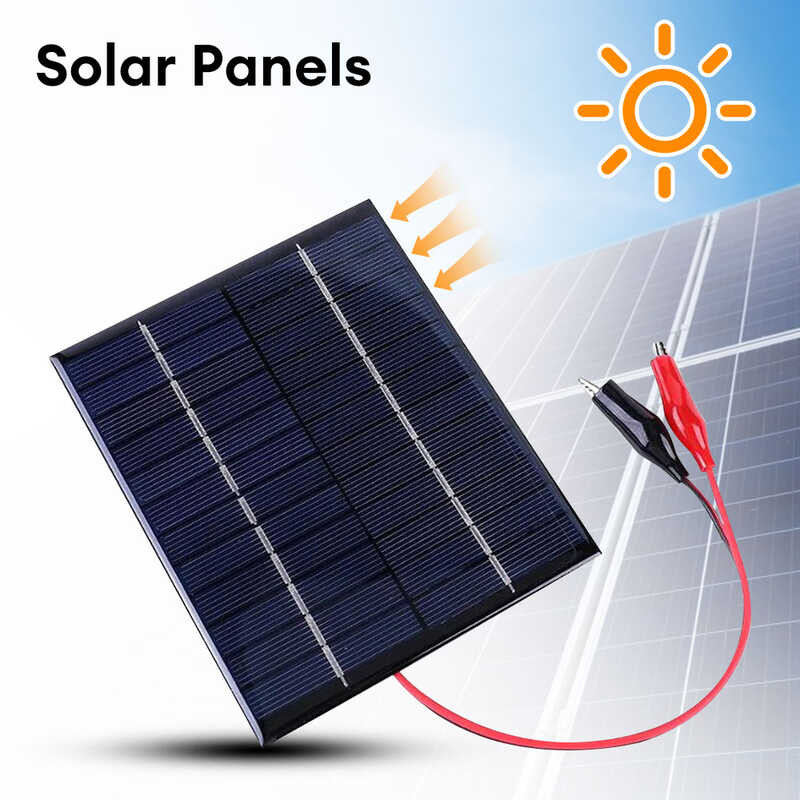 Mini ZIR Mall Small Solar Panel 2W 12V Small Cell Module Polysilicon ...