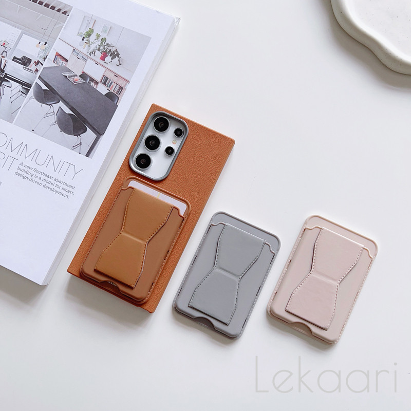 Foldable Card Holder Universal Mobile Phone Stand Self-adhesive Cards ...