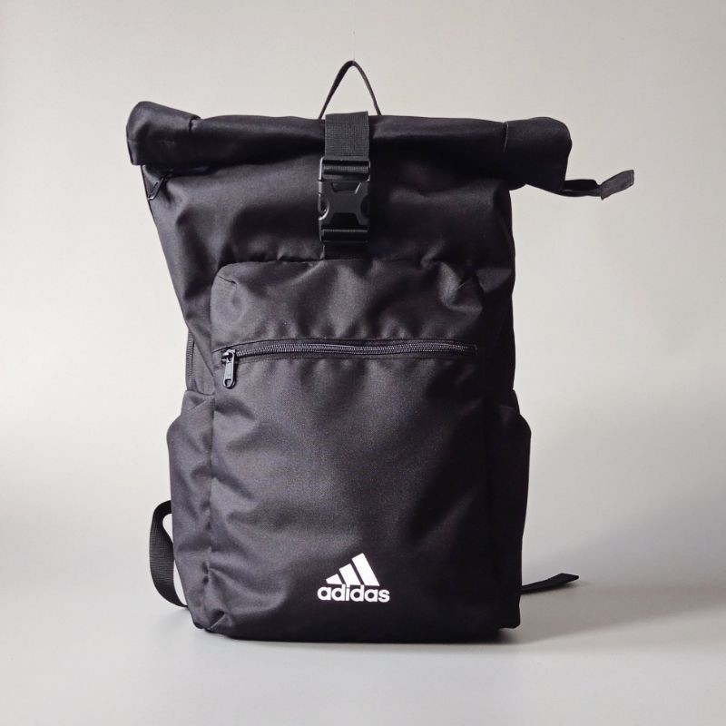 in stock Adidas roll-top backpack | Shopee Philippines