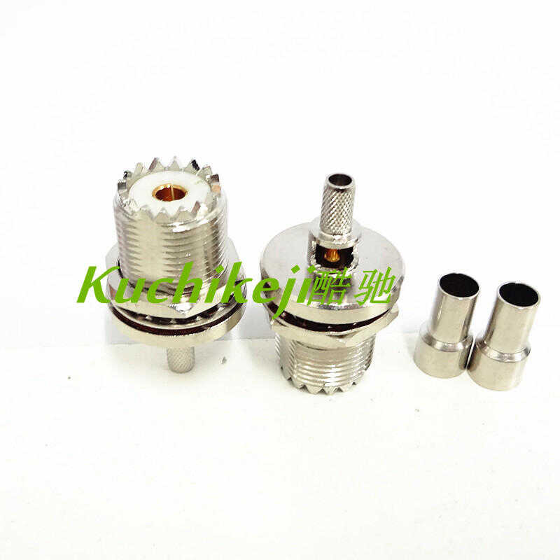 Radio frequency connector for walkie talkie -3 M crimped SL16 female ...
