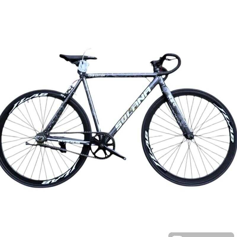 SOLANA BLACK FIXIE ALLOY Straight Geometry Large Size 54Cm | Shopee ...