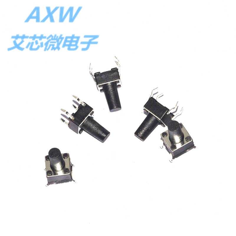 Touch button 6 * 10MM micro switch vertical 4-pin (20 pieces) | Shopee ...