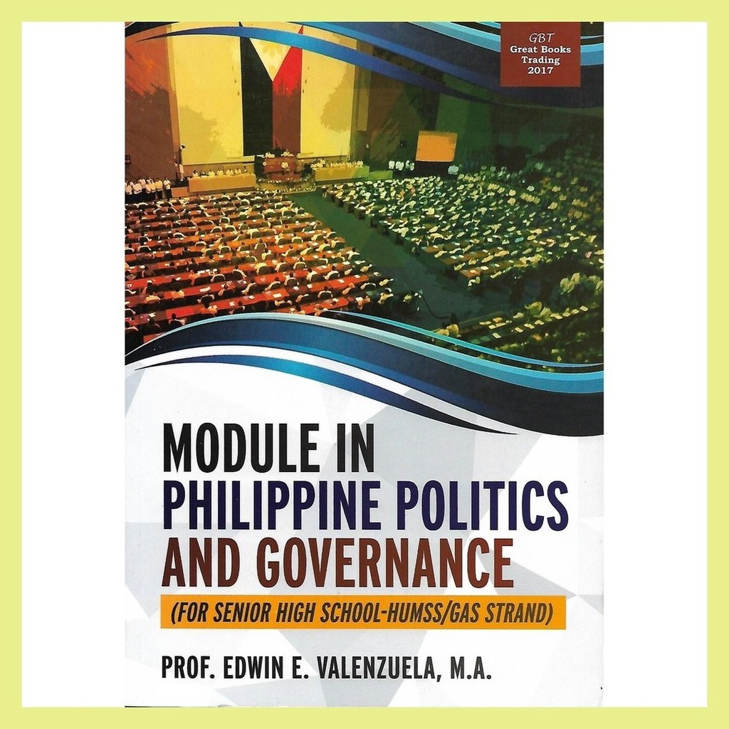 Module in Philippine Politics and Governance (For Senior High School ...