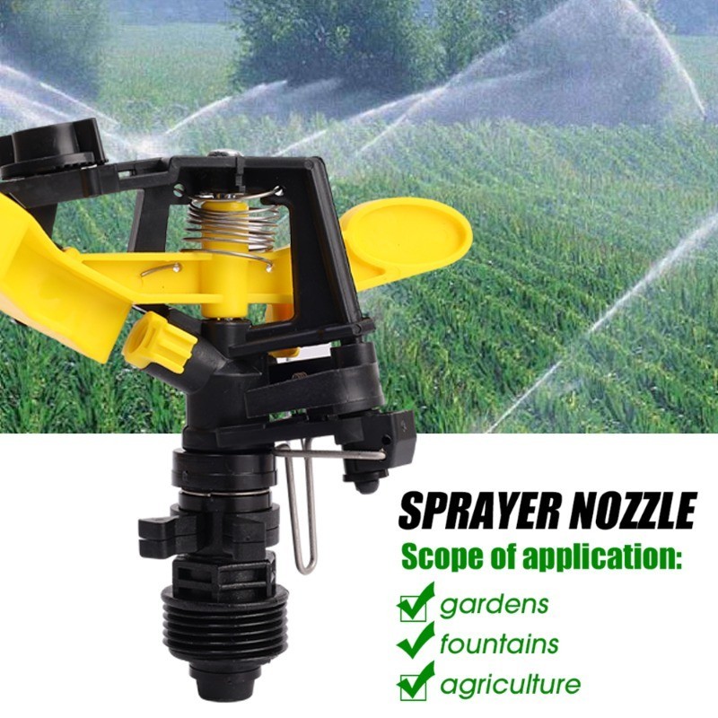 Rocker Arm Nozzle - Farm Rotating Rocker Sprinklers - Adjustable Garden ...