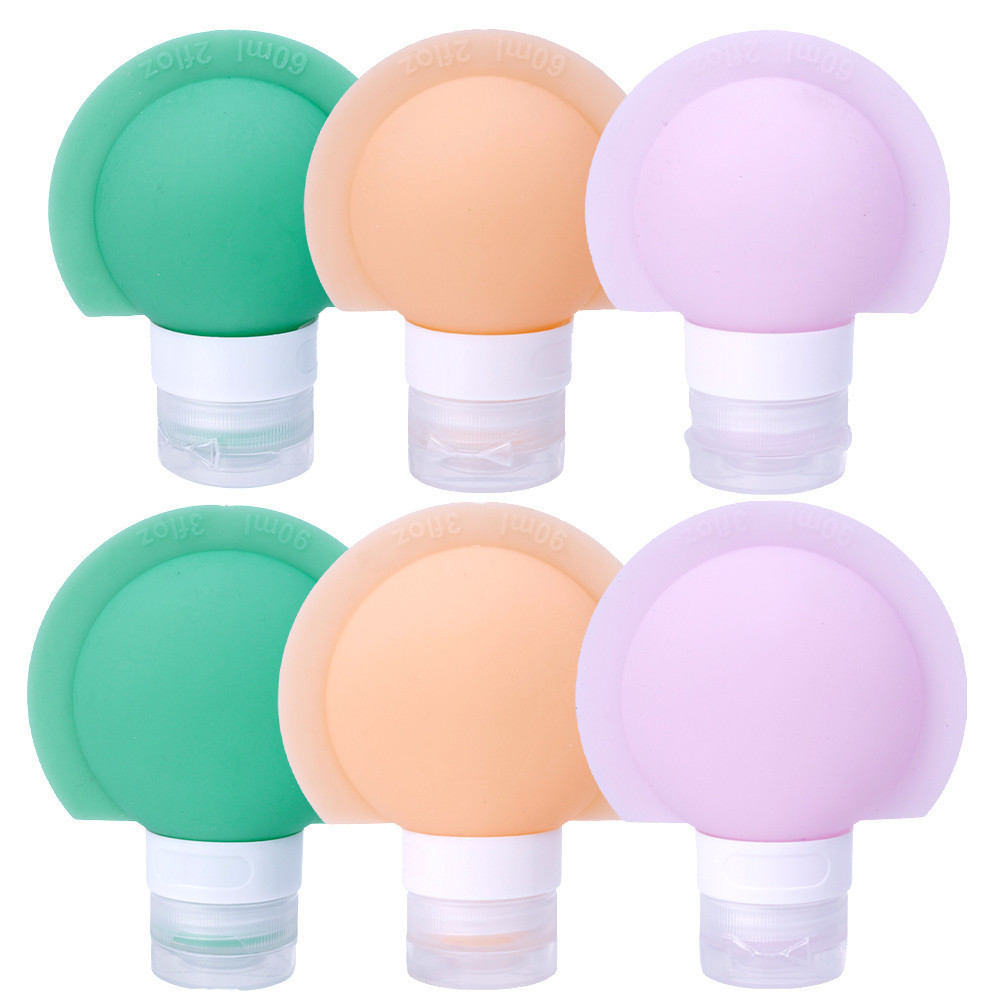 60/90ml Silicon Split Bottle - For Shower Gel, Shampoo, Cosmetic ...