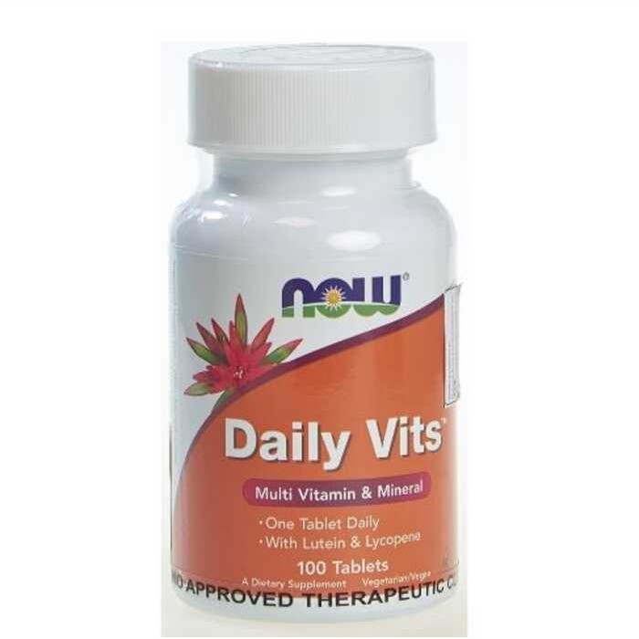 YL NOW Daily Vits Multi Vitamin and Mineral 100 Tablets | Shopee ...