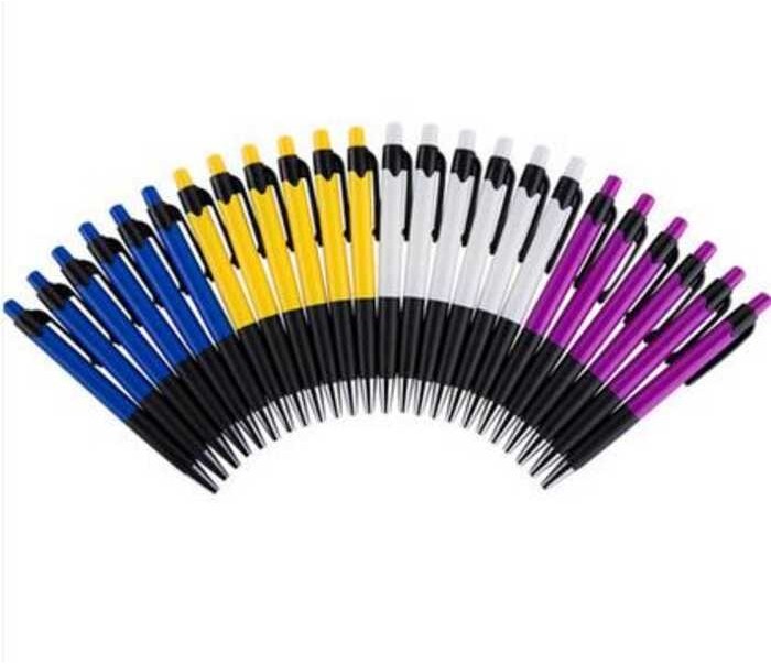 Pindutin Ang Isang Uri Ballpoint Pen 24 Piraso Ng Asul Na Tinta ...