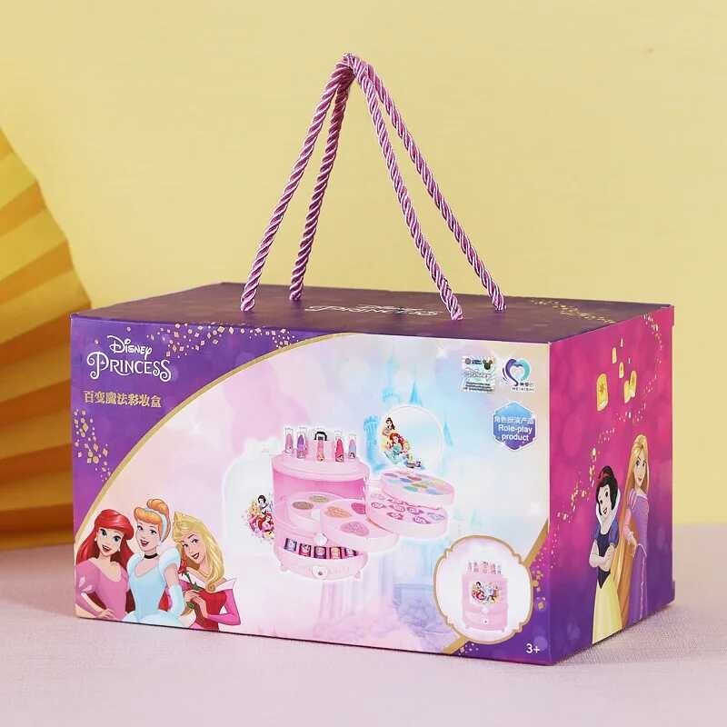 Princess Snow White Elsa Real Cosmetics Make Up Set Beauty Makeup With ...
