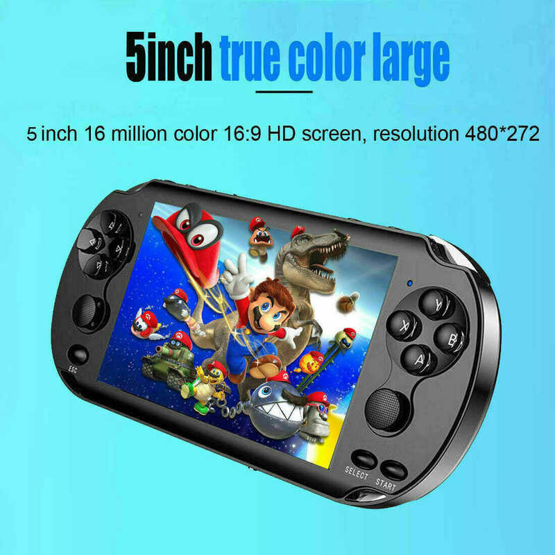 5 Inch PSP 128 Bit 1000+Gameplayer Built In Portable Handheld Video ...