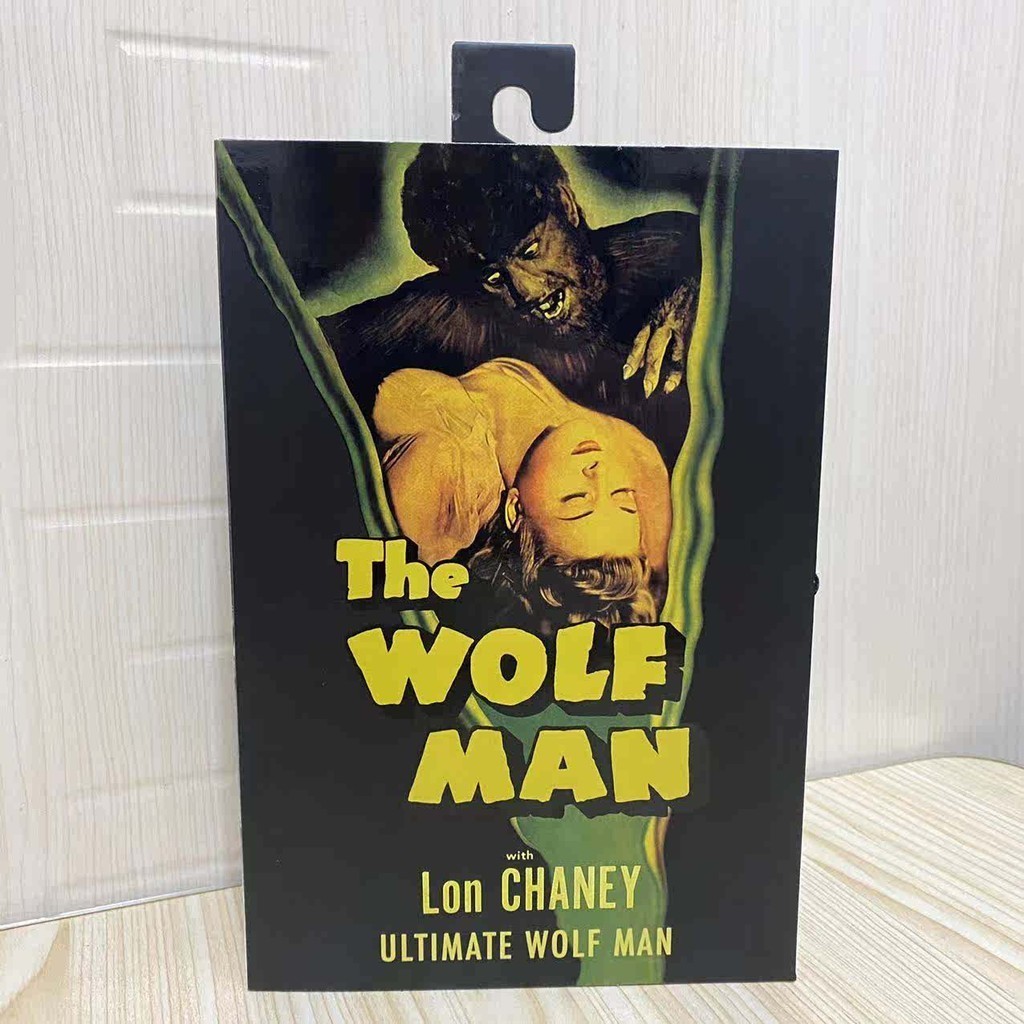 Genuine NECA 04810 Universal Monster Werewolf Black And White Version 7 ...