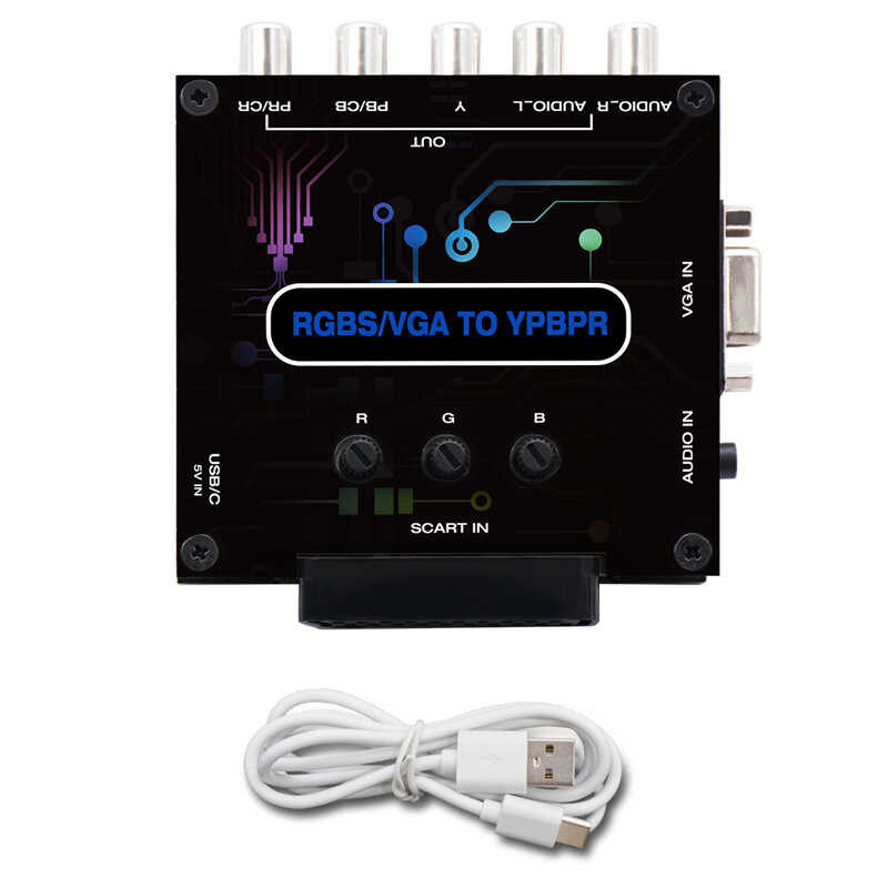 Console RGBS Game VGA SCART SA YPBPR Difference Component Converter ...