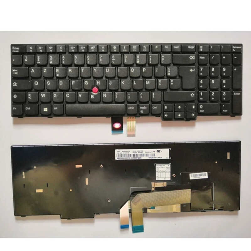 Keyboard Para AZERTY Sa Lenovo Thinkpad E570 E575 E570c Sa Punto ...