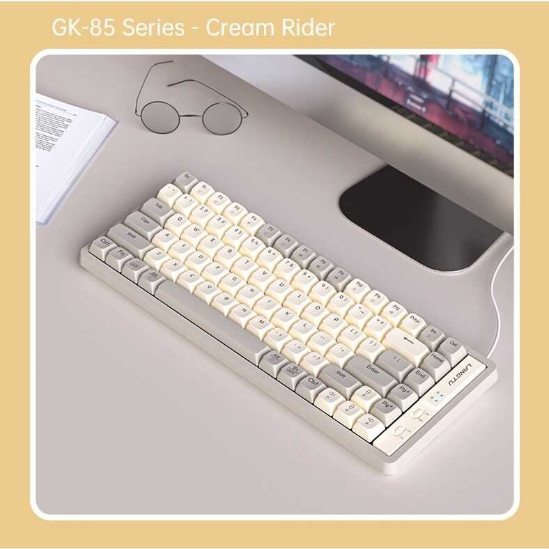 Gk85 HOTSWAP LANGTU RGB Backlit Gold Switch Mechanical Dual Systemwired ...