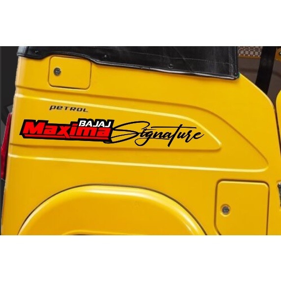 bajaj re maxima signature sticker | Shopee Philippines