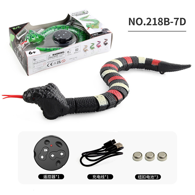 Remote Control Snake Toy with USB Charger and Interactive Crawling ...
