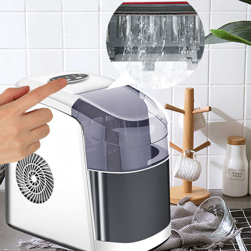 ang Maliit tagagawa sa bahay, bullet round custom HZB-12C 15KG ice cube ...