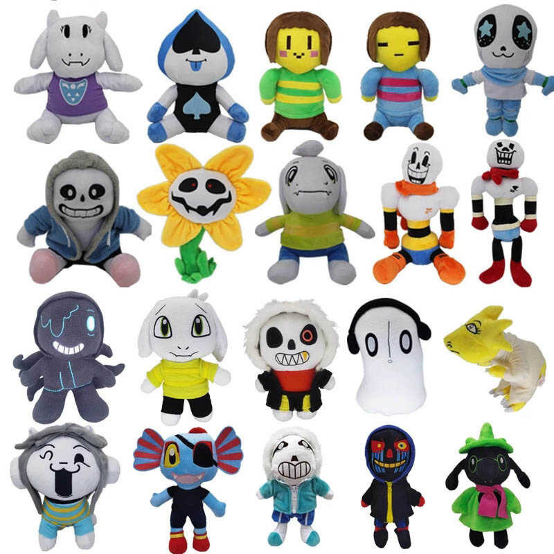 20 Styles Undertale Plush Toy Doll Papyrus Frisk Chara Temmie Anime ...