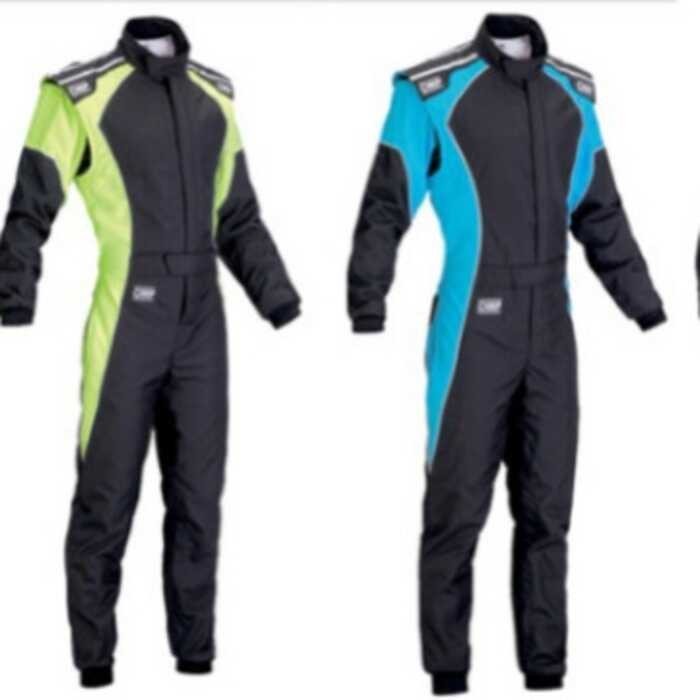 OMP F1 Integrated Kart Club Off-Road Vehicle Beach Racing Suit Green ...