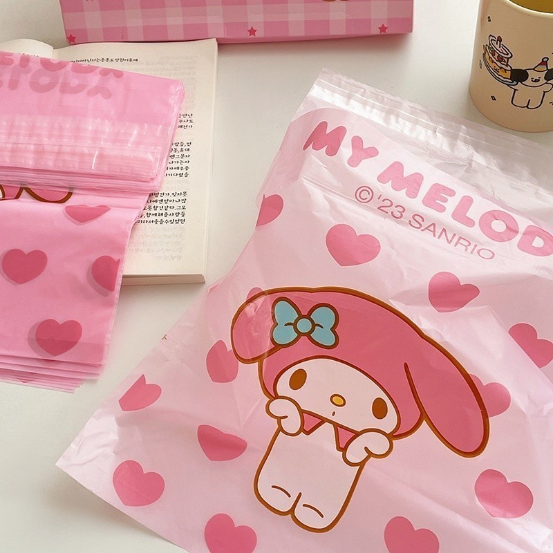 30 Pcs Sanrio Hello Kitty Self-Adhesive Garbage Bag Kawaii Pochacco ...
