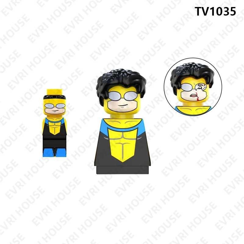 3 Invincible Mini Bricks Action Figures Omni-Man Mark Nolan Grayson ...