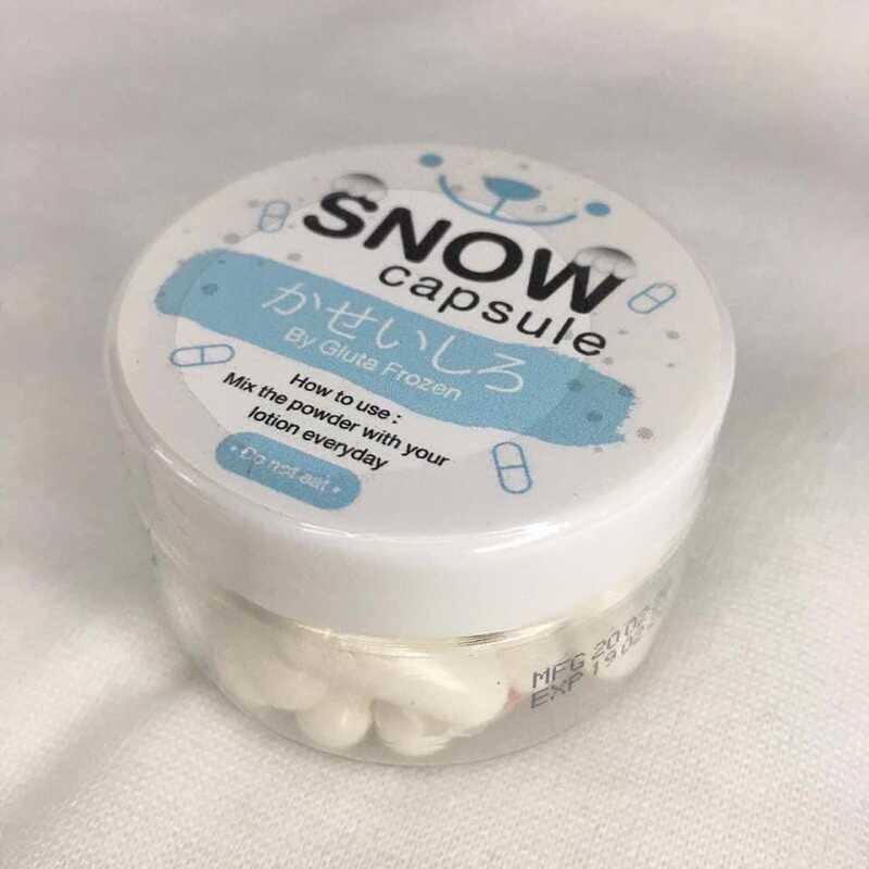 Snow Capsules Extreme White (Mix with cream lotion) dark spot ...