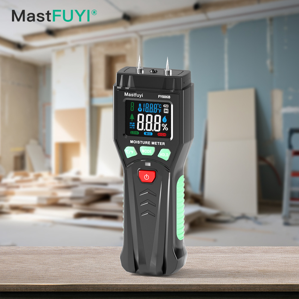 Digital Timber and Building Materials Moisture Meter with LCD Screen ...