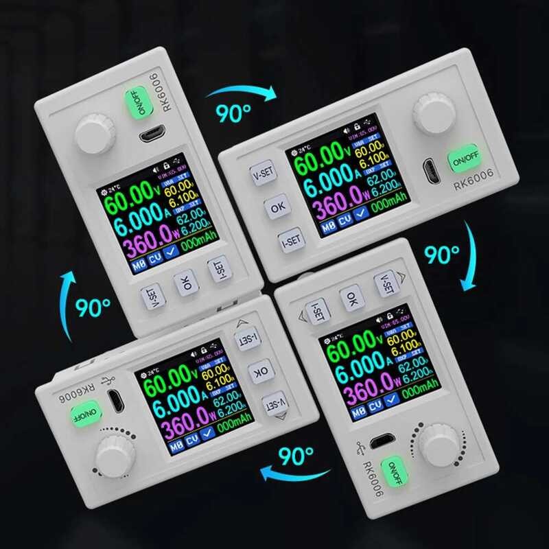 Rk6006 60V 6A 360W DC Supply Module,Dc5v 12V 48V Adjustable CC CV ...