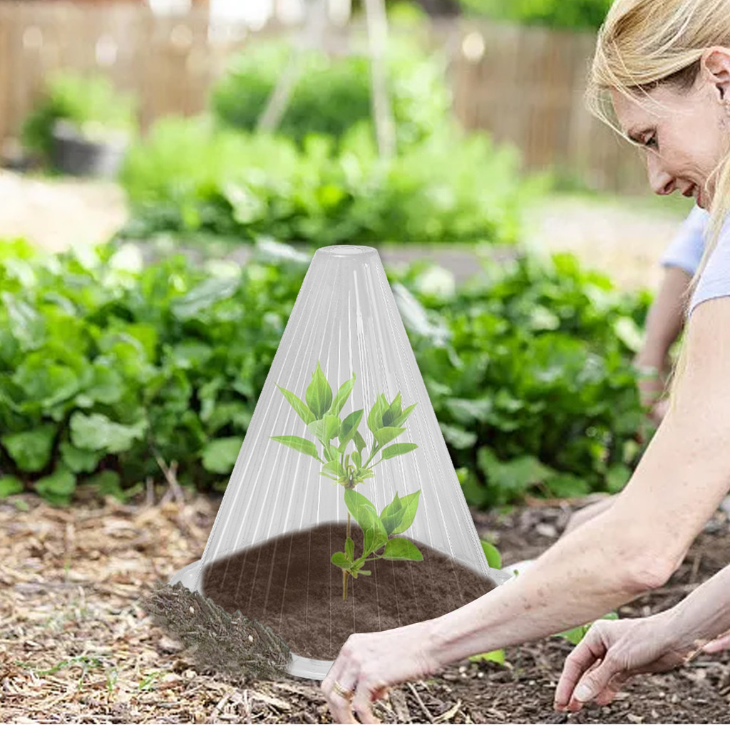 For Garden Protection Seedling - Reusable Plant Bell Covers,Clear ...