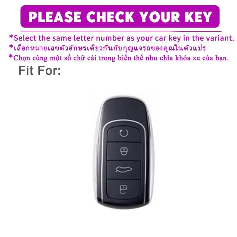 Zinc Alloy Key Fob Cover Key Case For Chery Tiggo 8 Arrizo 5 PRO GX 5x ...