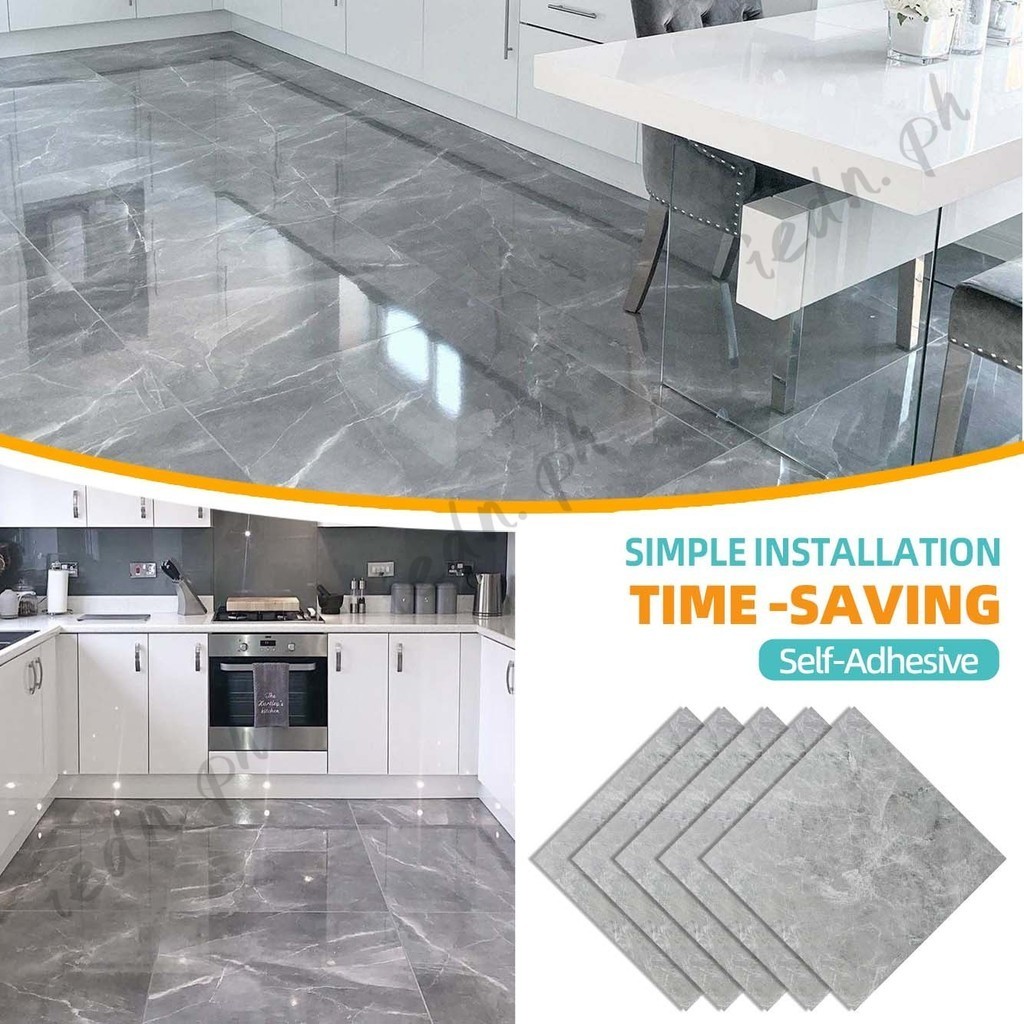 PVC Marble Vinyl Tiles Adhesive Tiles for Flooring Waterproof Removable ...