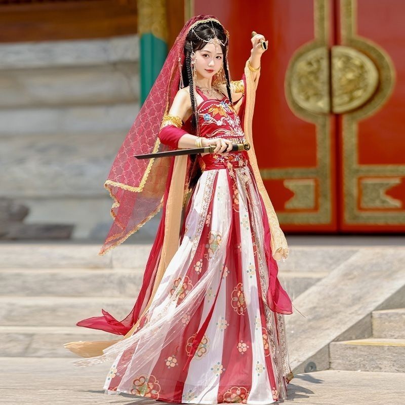 Fu Li Shi Original Exotic Style Hanfu Female Dunhuang Feitian Western ...
